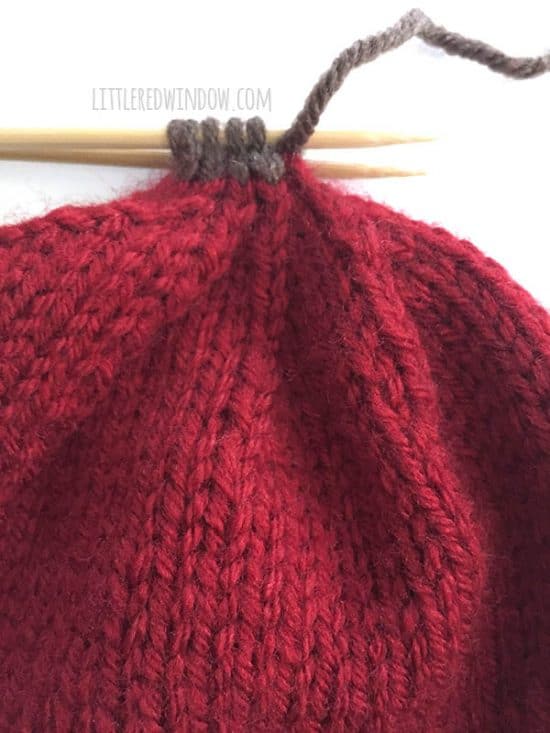 Apple Hat Knitting Pattern - Little Red Window