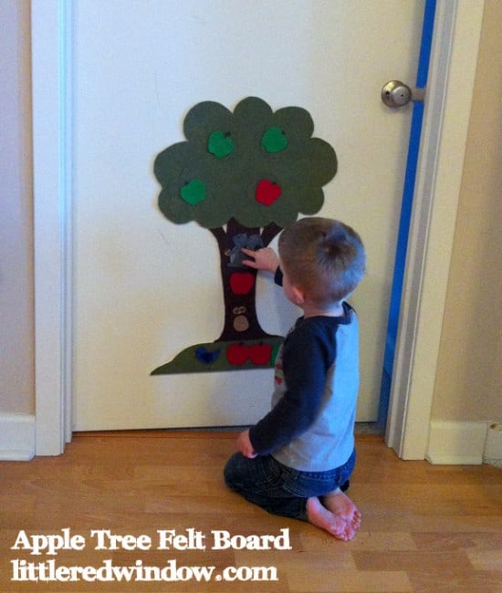 Apple Tree Felt Board - Little Red Window