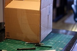 DIY Cardboard Box Play Sewing Machine - Little Red Window
