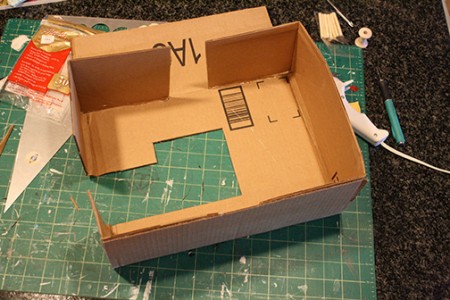 DIY Cardboard Box Play Sewing Machine - Little Red Window