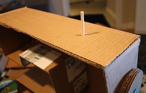 DIY Cardboard Box Play Sewing Machine - Little Red Window