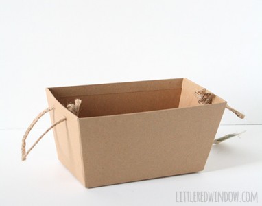 DIY Remote Control Basket - Little Red Window