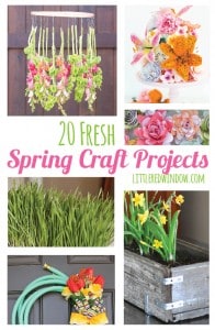 20 Fresh Spring Craft Projects - Little Red Window