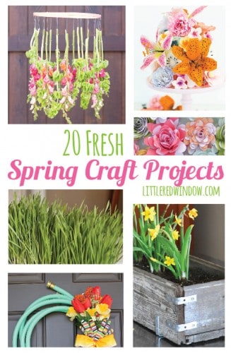20 Fresh Spring Craft Projects - Little Red Window
