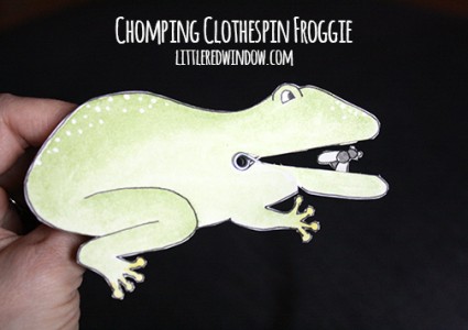 Chomping Clothespin Animals - Little Red Window