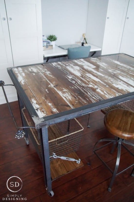 15 of the Coolest DIY Craft Room Tables Ever! - Little Red Window