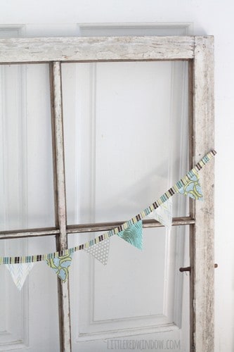 Vintage Window Poster Frame - Little Red Window