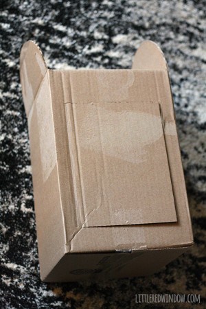 DIY Cardboard Mailbox - Little Red Window