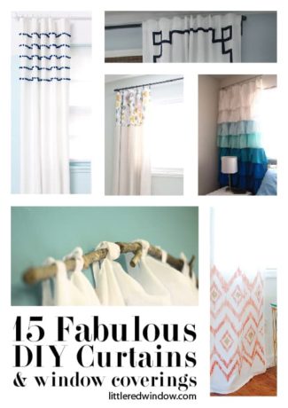 15 Fabulous DIY Curtains and Window Coverings - Little Red Window