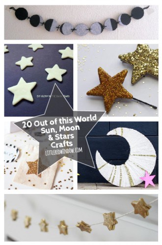 20 Out of This World Sun, Moon & Stars Crafts - Little Red Window