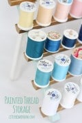 Painted Thread Storage - Little Red Window
