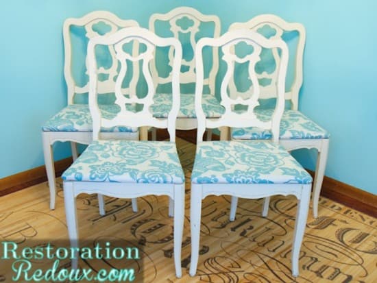 20 Fabulous DIY Dining Chair Makeovers - Little Red Window
