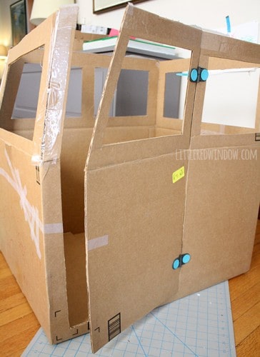 The 45 Minute Cardboard Box Car - Little Red Window