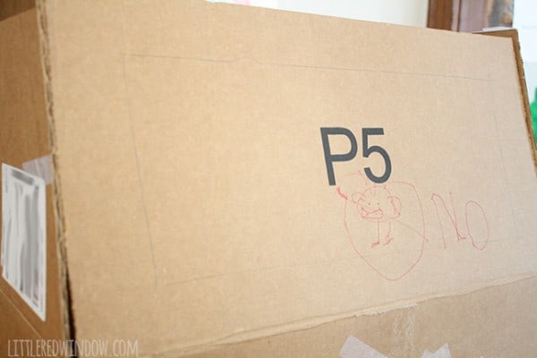 The 45 Minute Cardboard Box Car - Little Red Window