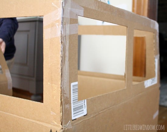 The 45 Minute Cardboard Box Car - Little Red Window