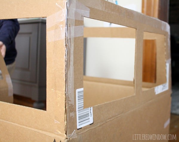 The 45 Minute Cardboard Box Car - Little Red Window