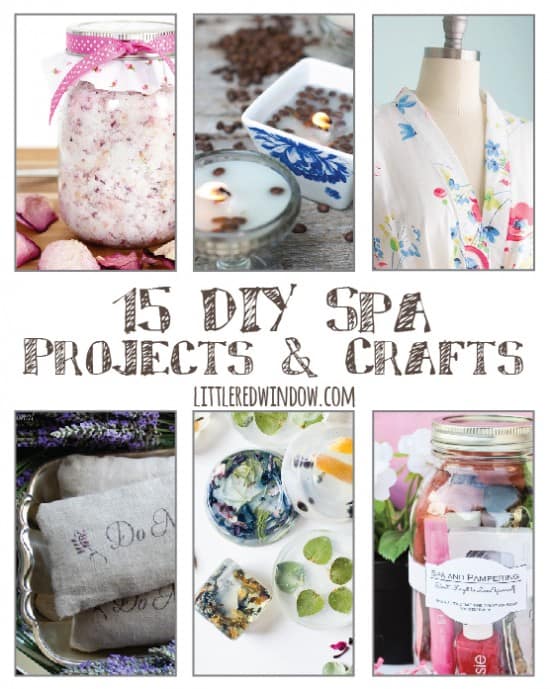 15 DIY Spa Projects and Crafts - Little Red Window
