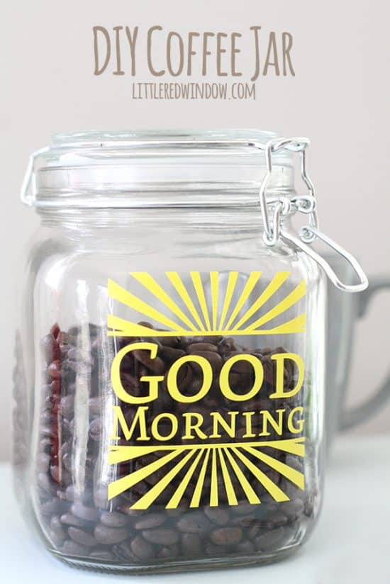 DIY Coffee Storage - Little Red Window