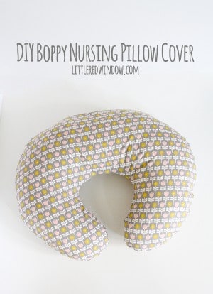 DIY Boppy Cover Pattern - Little Red Window