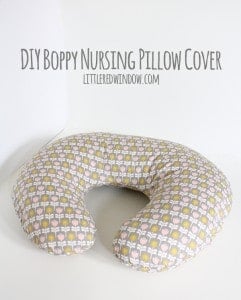 DIY Boppy Cover Pattern - Little Red Window