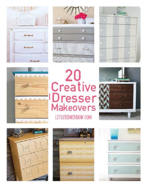 20 Creative Dresser Makeovers - Little Red Window