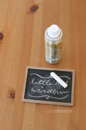 How To Preserve Chalkboard Drawings - Little Red Window