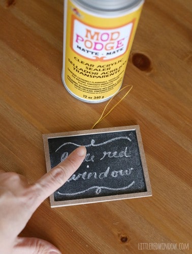 How To Preserve Chalkboard Drawings - Little Red Window