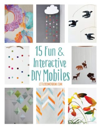 15 Fun and Interactive DIY Mobiles - Little Red Window