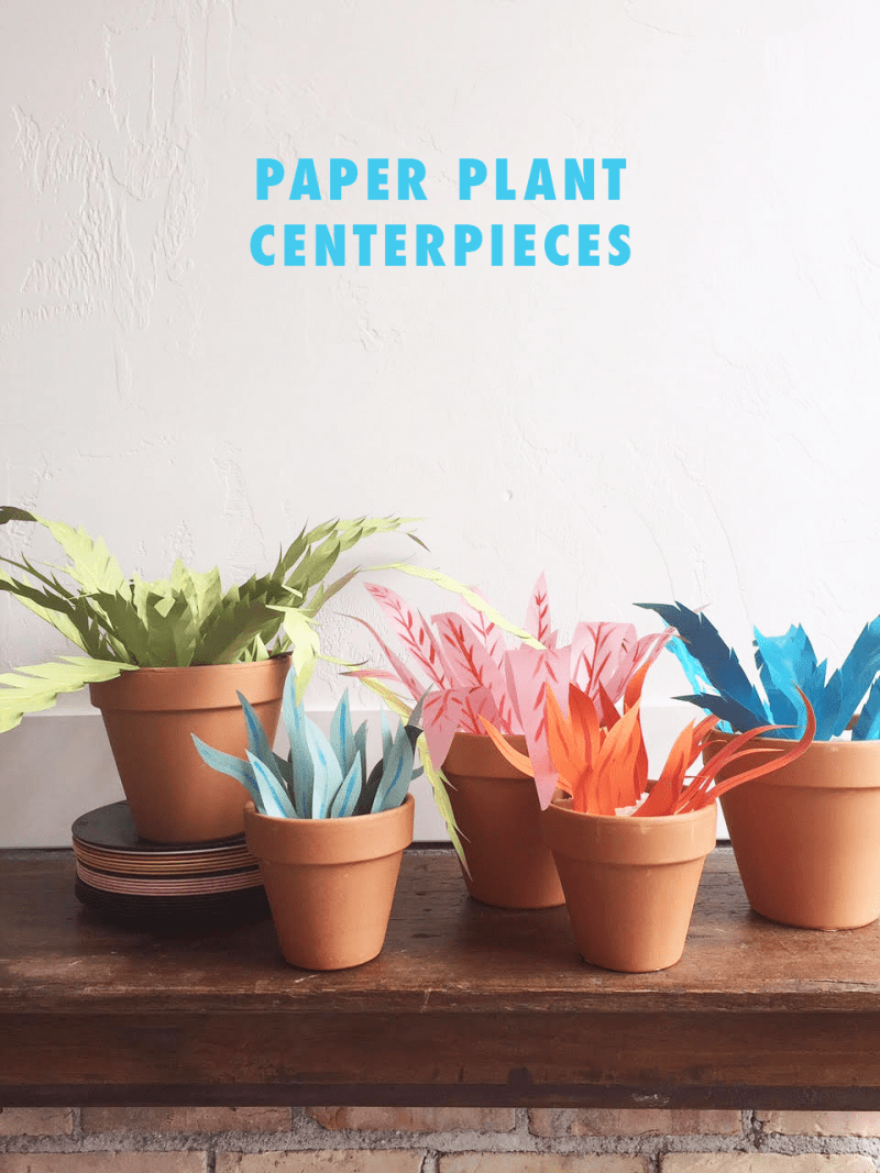 20 Beautiful Paper Flowers and Plants - Little Red Window