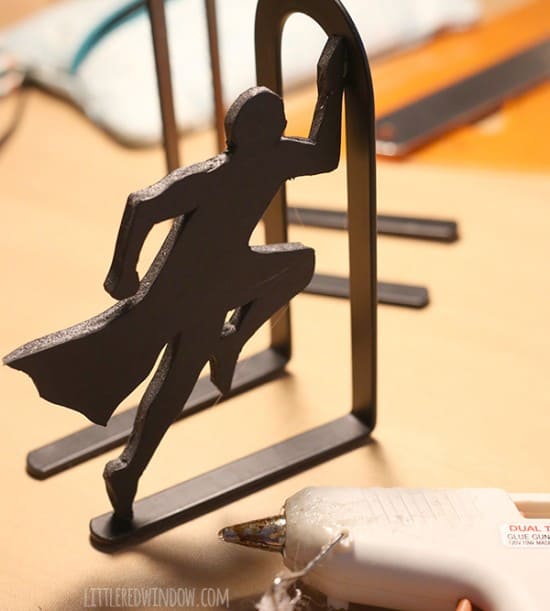 DIY Superhero Bookends - Little Red Window
