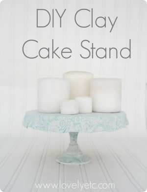 20 DIY Dessert Displays and Cake Stands - Little Red Window