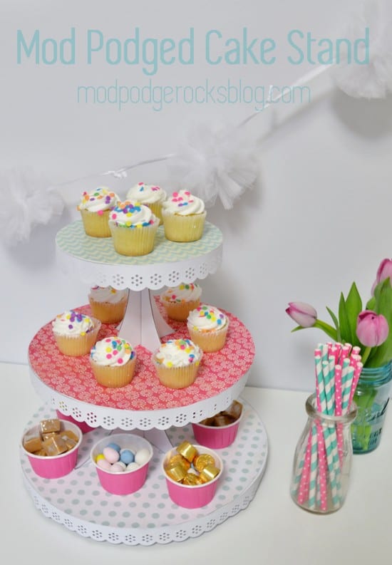 20 DIY Dessert Displays and Cake Stands - Little Red Window