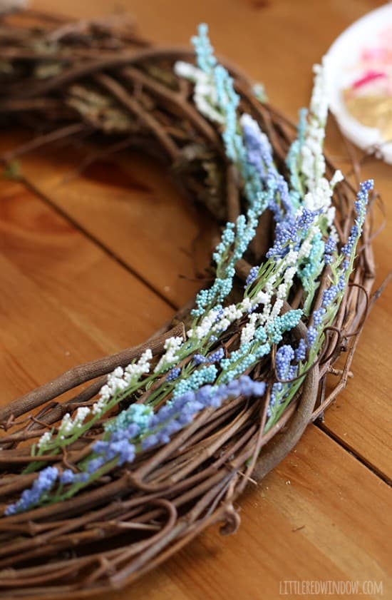 Moss Monogram Spring Wreath - Little Red Window