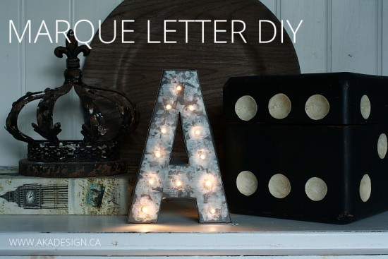 15 DIY Marquee Letters and Signs - Little Red Window