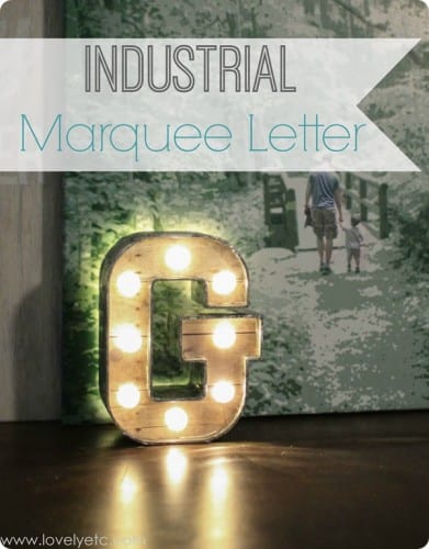 15 DIY Marquee Letters and Signs - Little Red Window