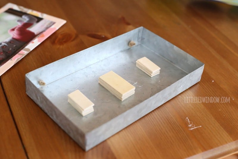 DIY Galvanized Metal Hanging Frame - Little Red Window