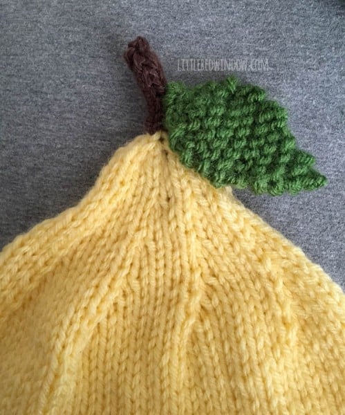 Little Lemon Hat Knitting Pattern - Little Red Window