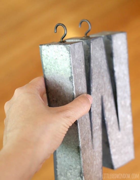 Monogrammed DIY Key Holder - Little Red Window