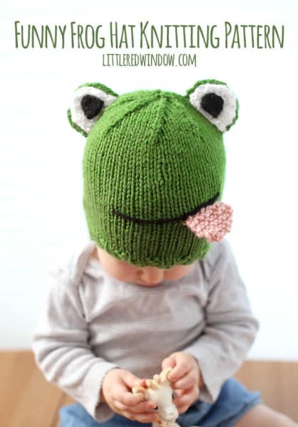 The Cutest Animal Baby Hat Knitting Patterns! - Little Red Window