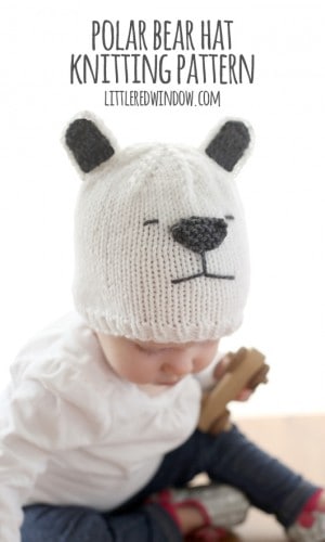 The Cutest Animal Baby Hat Knitting Patterns! - Little Red Window