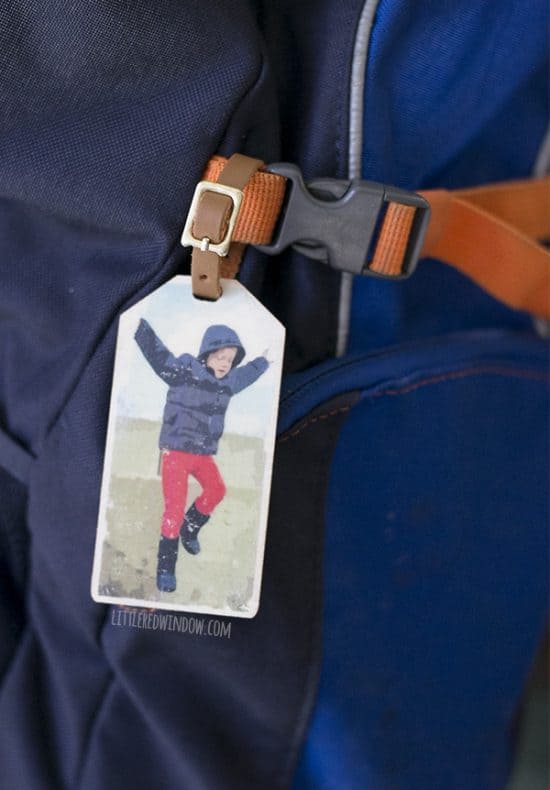 Photo Art DIY Luggage Tags - Little Red Window