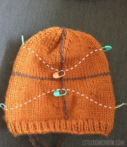 Basketball Hat Knitting Pattern - Little Red Window