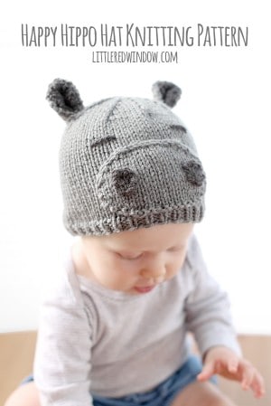The Cutest Animal Baby Hat Knitting Patterns! - Little Red Window