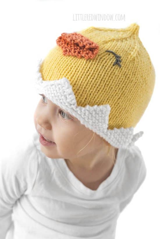 Little Chick Hat Knitting Pattern - Little Red Window
