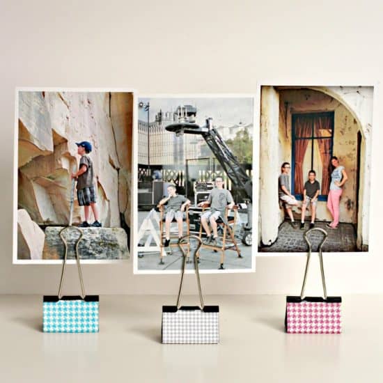 Creative DIY Photo Holders - Little Red Window