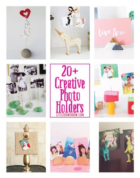 Creative DIY Photo Holders - Little Red Window