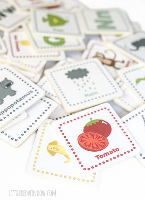 DIY Alphabet Tiles - Little Red Window