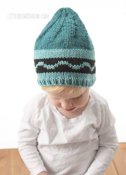 Crayon Hat Knitting Pattern - Little Red Window