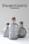 DIY Spooky Halloween Potion Bottles (FREE download!) - Little Red Window