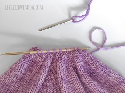 Easy Knit Flat Hat Knitting Pattern - Little Red Window